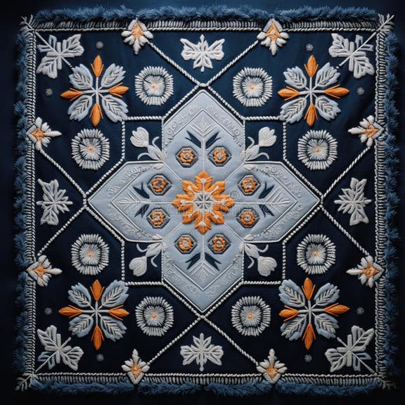 Native American Eskimo Traditional Pattern Ethnic Design Background ...