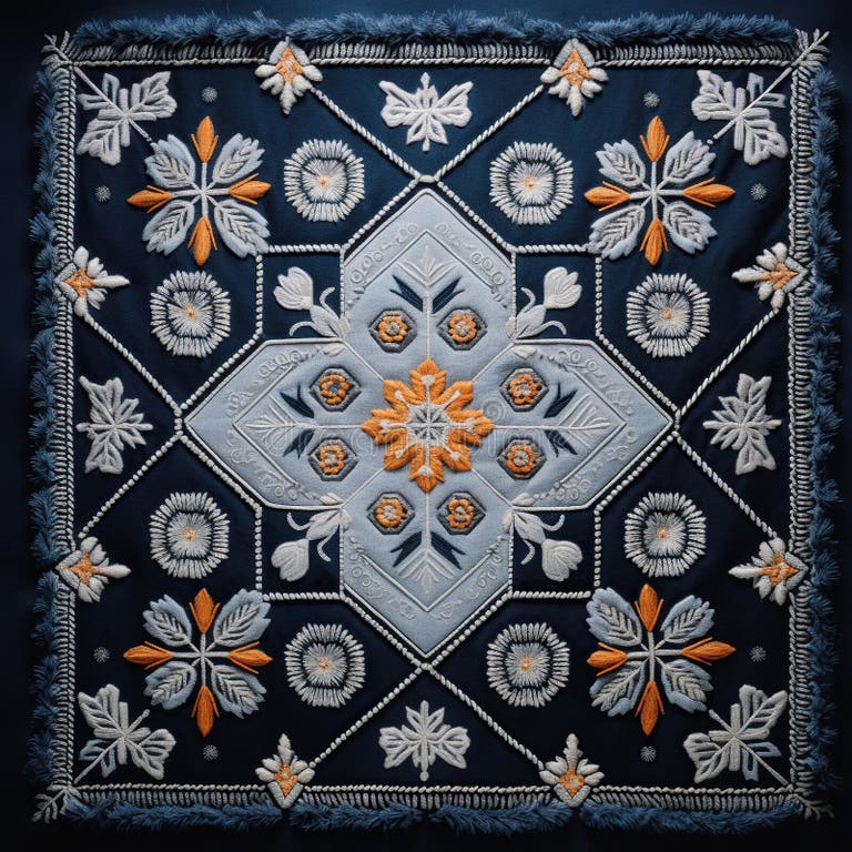 Native American Eskimo Traditional Pattern Ethnic Design Background ...