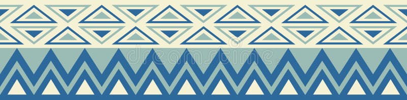 Native American Ethnic and Indigenous Seamless Border. Authenticity and ...