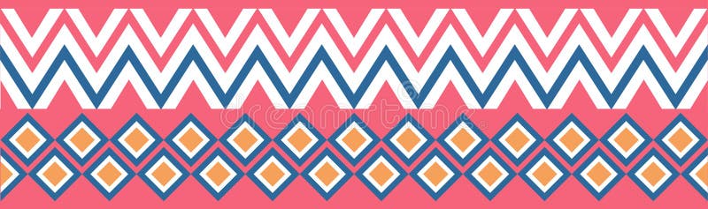 Native American Ethnic and Indigenous Seamless Border. Authenticity and ...