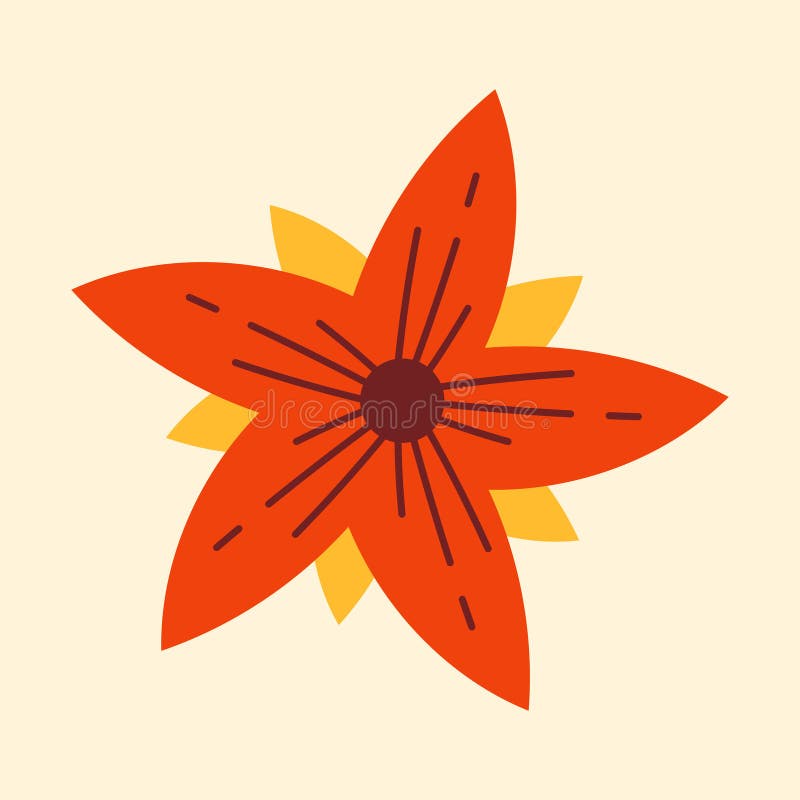 Native American Heritage Month Flower Design Element Collection Stock ...