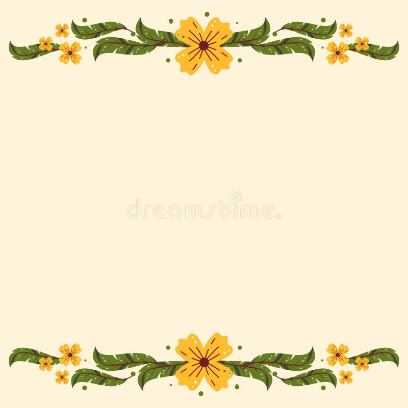 Native American Heritage Month Flower Design Element Collection Stock ...