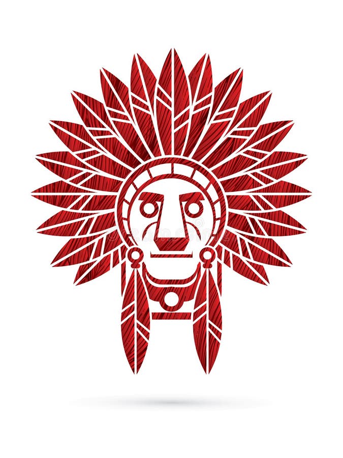 Native American Indian Chief Stock Vector - Illustration of period ...