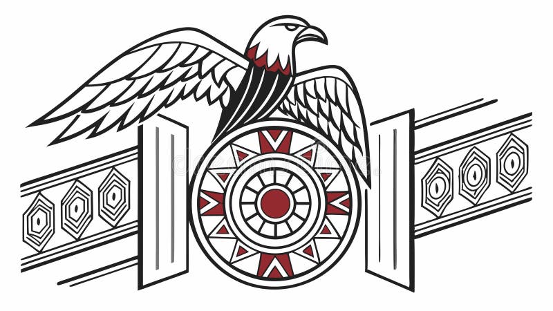 Native American Shield Drawing Stock Illustrations – 104 Native ...