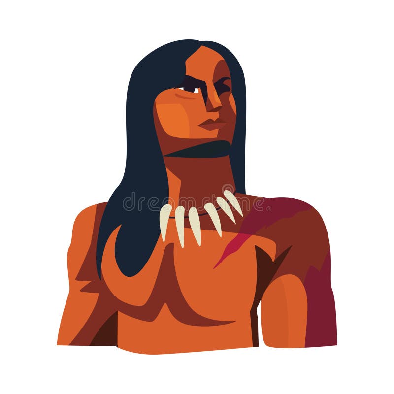 Native american man stock vector. Illustration of head - 300358714