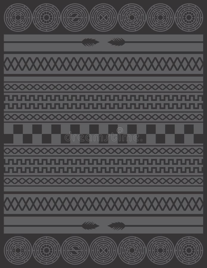 Native american pattern stock vector. Illustration of tradition - 40764842