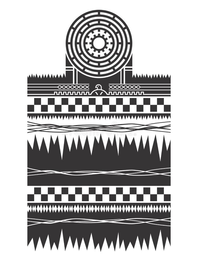 Native american pattern stock vector. Illustration of anarchy - 42824740