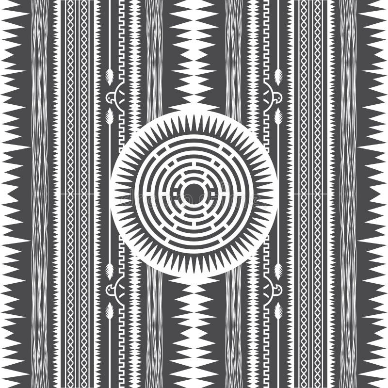 Native american pattern stock vector. Illustration of courage - 42826015