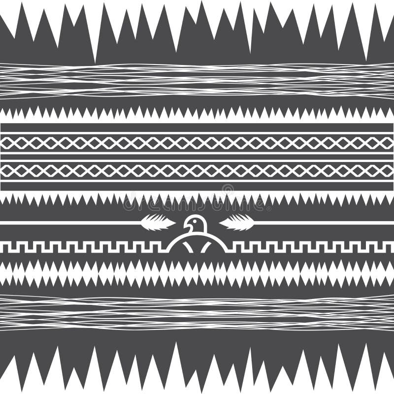 Native american pattern stock vector. Illustration of american - 55553441