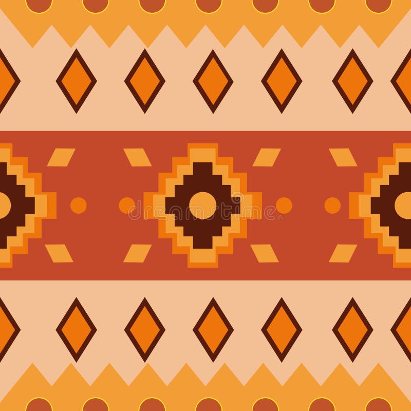 Native american pattern stock illustration. Illustration of culture ...
