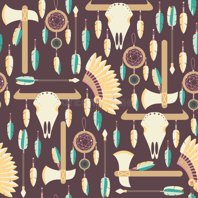 Native American Pattern Vector American Indians Stock Illustrations ...