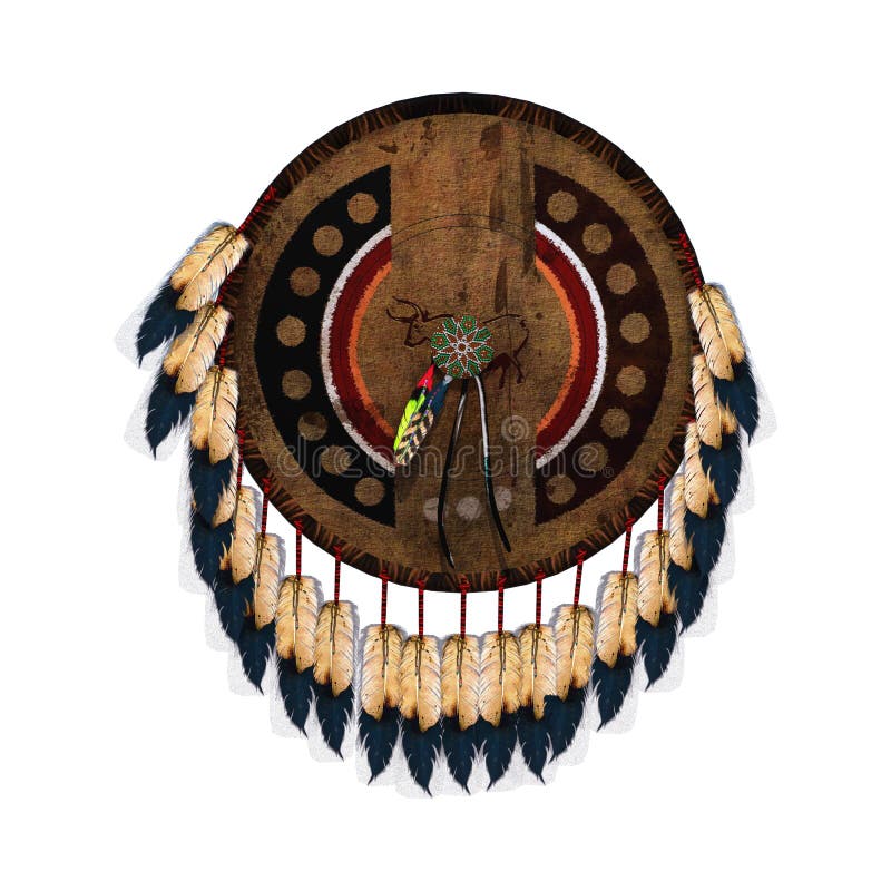 Native American War Shield Isolated Stock Photos - Free & Royalty-Free ...