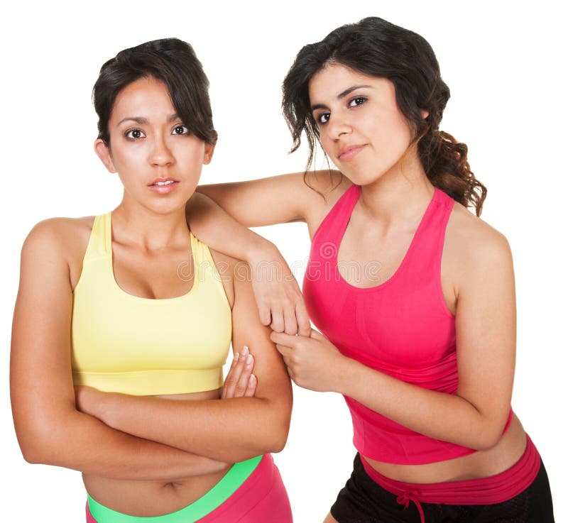 Native American Workout Women Stock Photo - Image of active, pair: 29465768