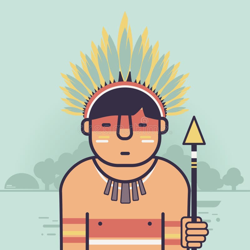 Brazilian Tribe Stock Illustrations – 181 Brazilian Tribe Stock ...