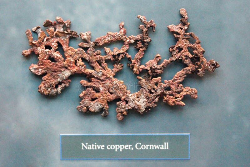 Native copper stock photo. Image of material, oxidation - 212456746