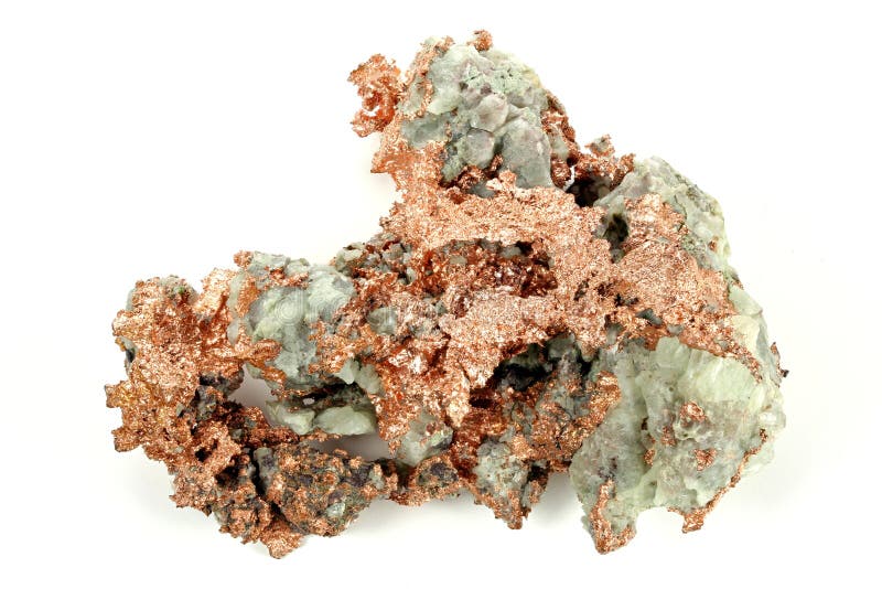 Native Copper stock image. Image of rock, material, closeup - 19167681