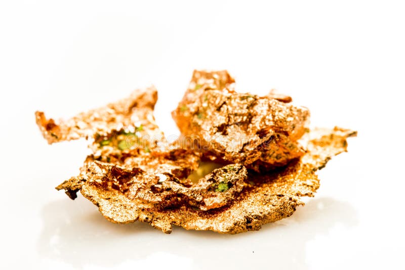 Native, copper nugget stock image. Image of detail, geology - 104681303