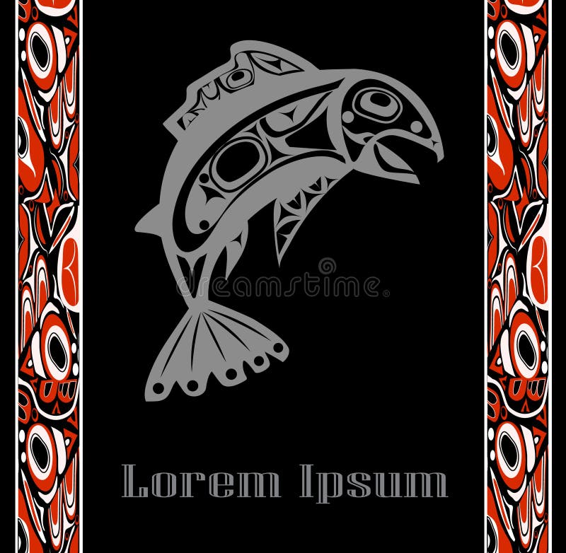 Native fish Vector stock vector. Illustration of animal - 84679064