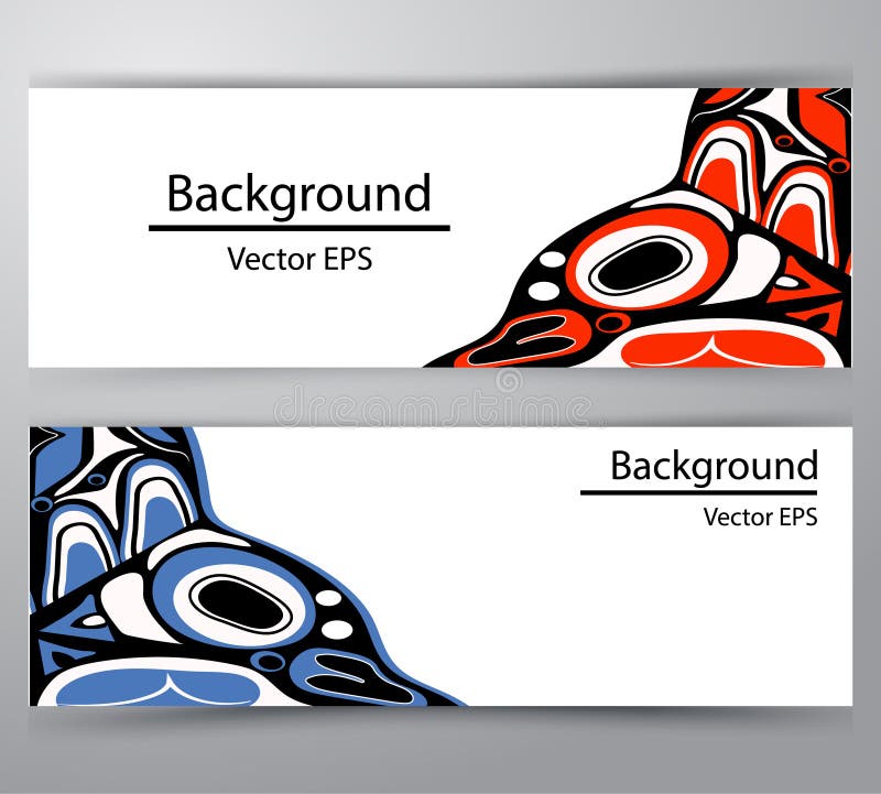 Native Header Invitation Vector Stock Vector - Illustration of ...