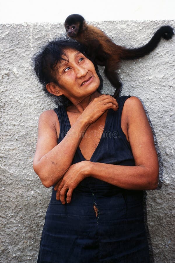 Native Indian Awa Guaja of Brazil Editorial Stock Photo - Image of ...