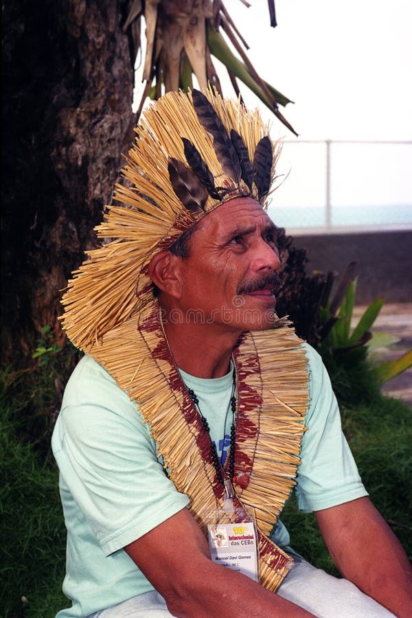 Native indian of Brazil editorial image. Image of culture - 11712165