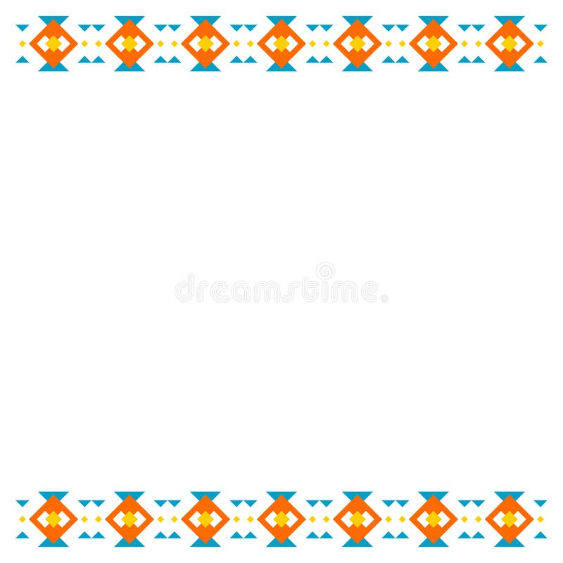 Indigenous Native Frame Vector Design Stock Vector - Illustration of ...