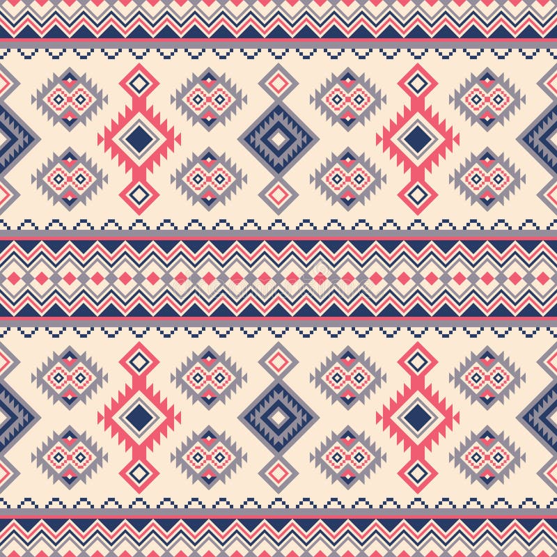 Native Pattern Vector stock vector. Illustration of decor - 109837350