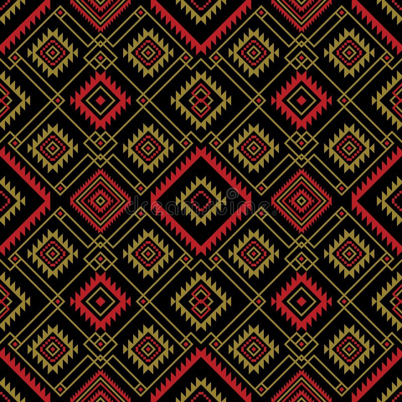 Native Pattern Vector stock vector. Illustration of native - 109743893