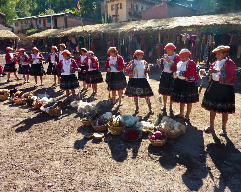 Native Peruvian hill tribe editorial photo. Image of grass - 16456436