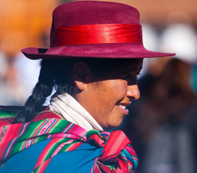 Native woman from Peru editorial stock image. Image of arequipa - 34195909