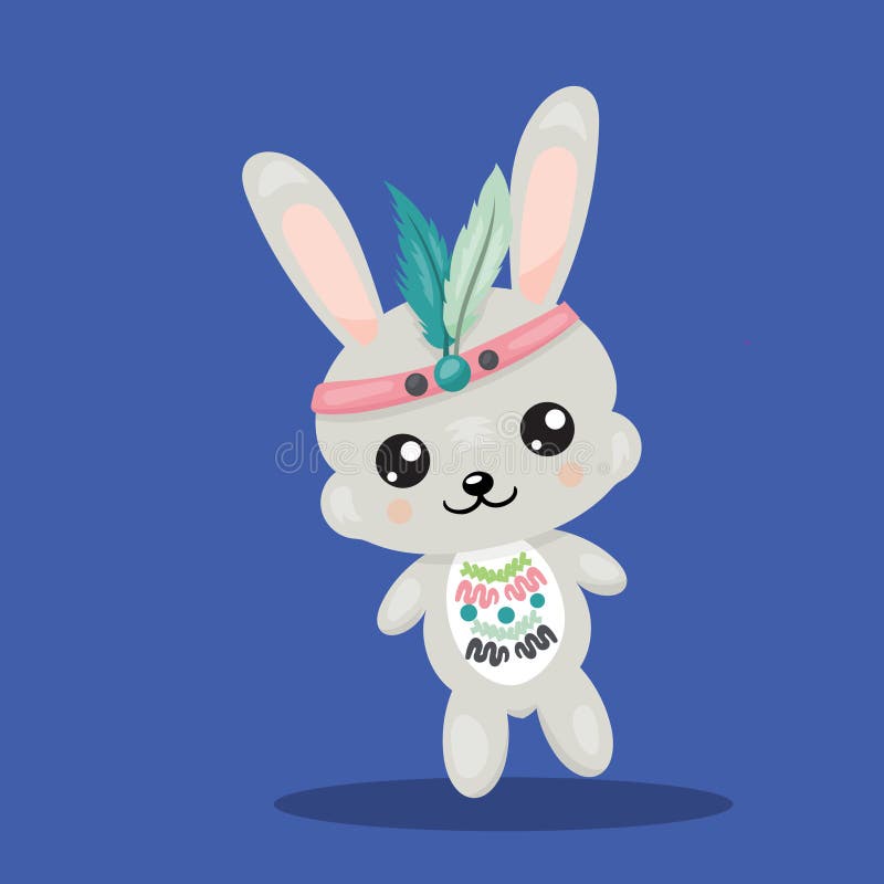 Native Rabbit Stock Illustrations – 572 Native Rabbit Stock ...