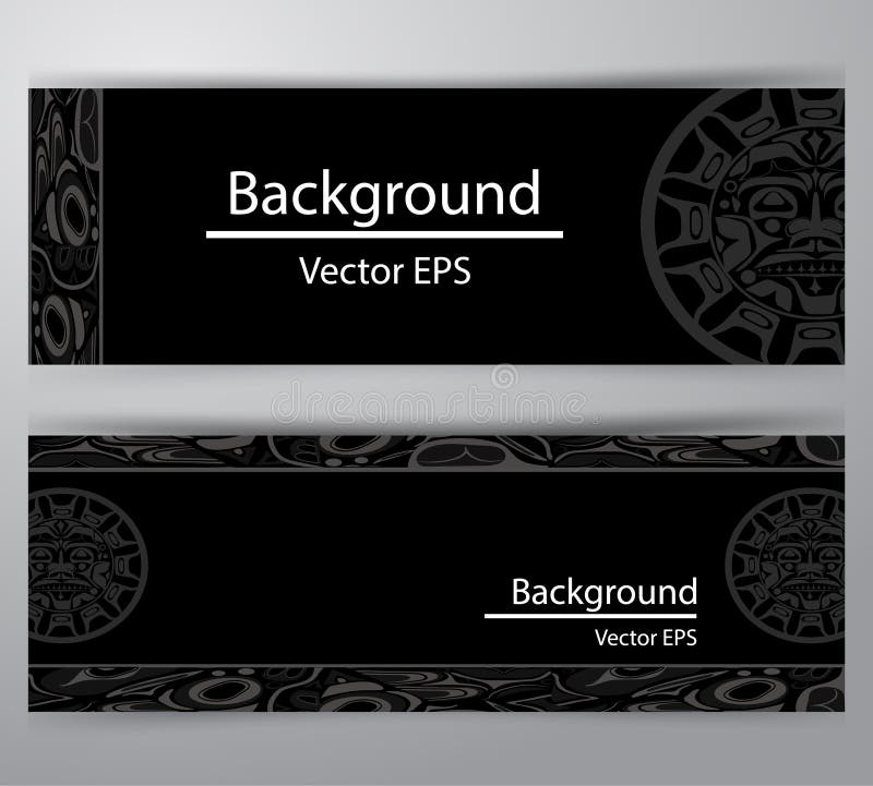 Native Header Invitation Vector Stock Vector - Illustration of icon ...