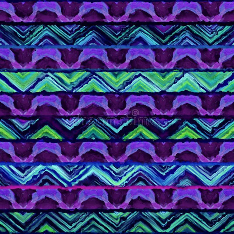 Native Seamless Watercolor Artistic Boho Style Colorful Square Pattern ...
