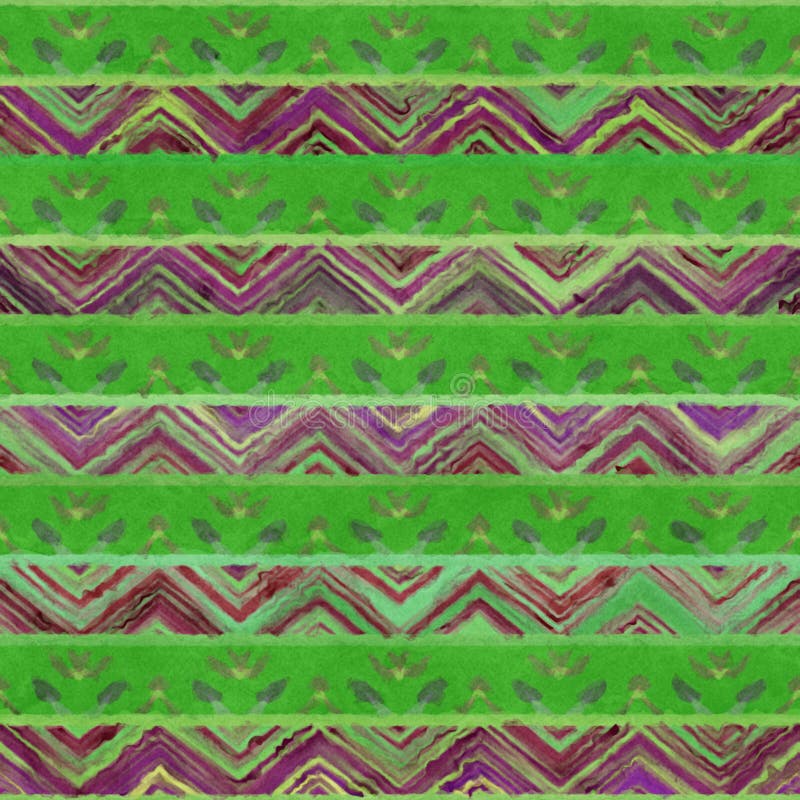 Native Seamless Watercolor Artistic Boho Style Colorful Square Pattern ...