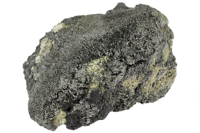 Native silver on arsenic stock image. Image of mineral - 304004055