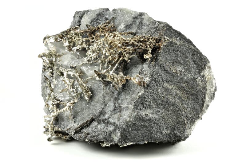 Native silver stock image. Image of kongsberg, precious - 102034579