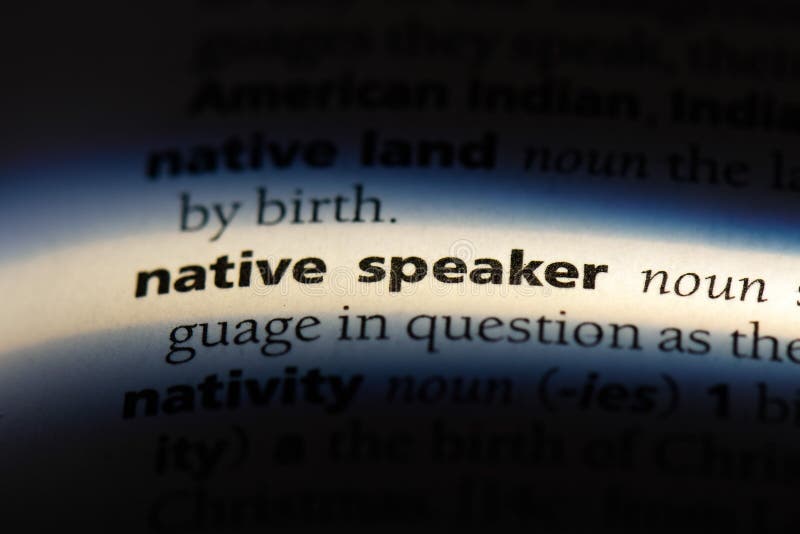 Native Speaker Asking the Question Stock Photo - Image of language ...