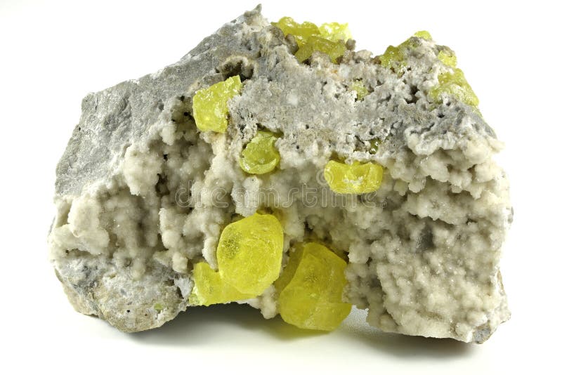 Native sulfur stock image. Image of artifact, chemical - 108337561