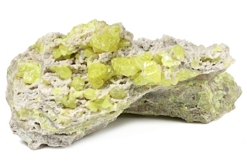 Native Sulfur Rocks from Lake Ijen Crater, Java, Indonesia Stock Photo ...