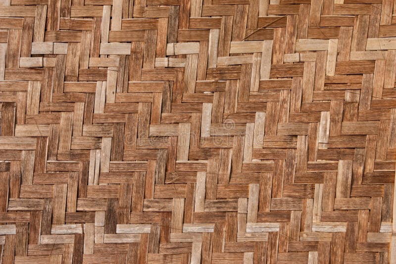 Native Thai Style Bamboo House Pattern Stock Photo - Image of simple ...