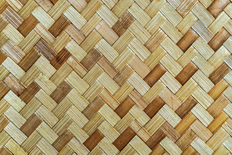 Pattern Native Thai Style Bamboo Wall Stock Photo - Image of bamboo ...