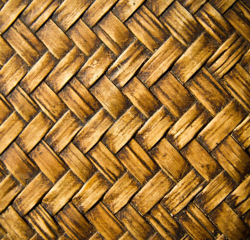 Native Thai Style Bamboo Wall Stock Photo - Image of decor, nature ...