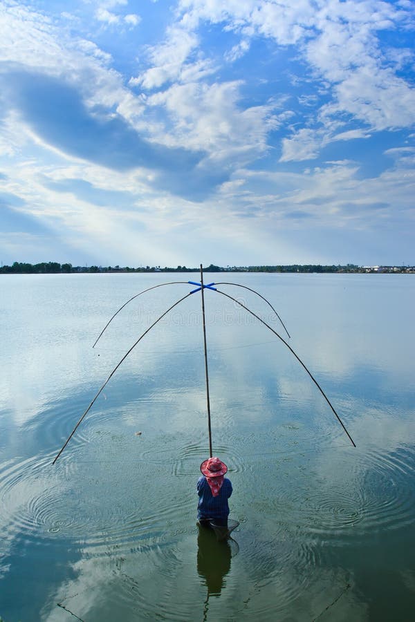 Native Thai style fish stock photo. Image of view, fisherman - 23880692