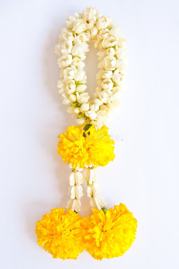 Native Thai Style Flower Garland Stock Photo - Image of bouquet, floral ...