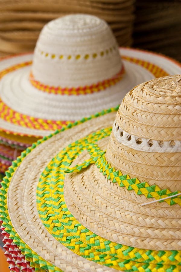 Native Thai Style Handmade Hat Stock Photo - Image of texture, straw ...