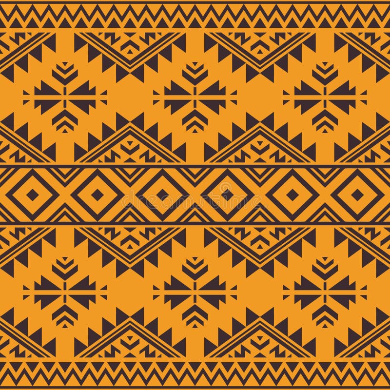 Native Tribal Dress Pattern Stock Illustration - Illustration of ...