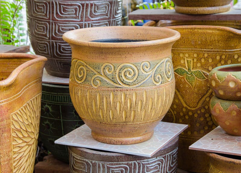 Thai pottery stock photo. Image of craft, backyard, children - 58782514