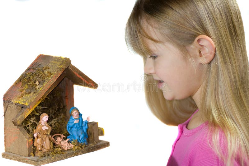 Nativity and child. stock image. Image of peaceful, hope - 11879427