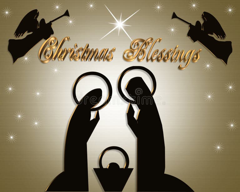 Nativity Christmas Abstract Stock Illustration - Illustration of ...