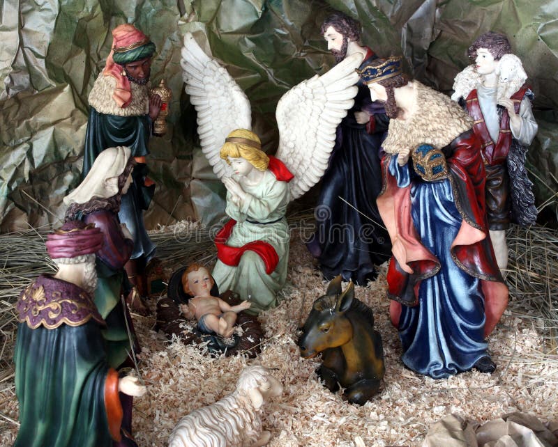 Nativity Scene stock image. Image of birth, devotion - 15646429